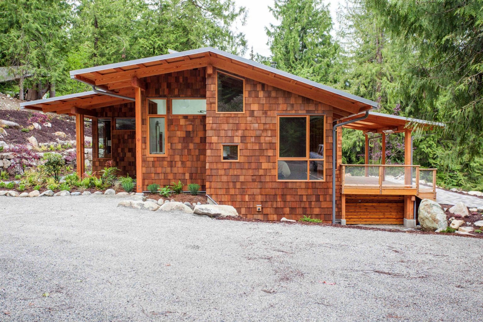 Borsio Modern Timber Frame - Artisan Custom Log Homes