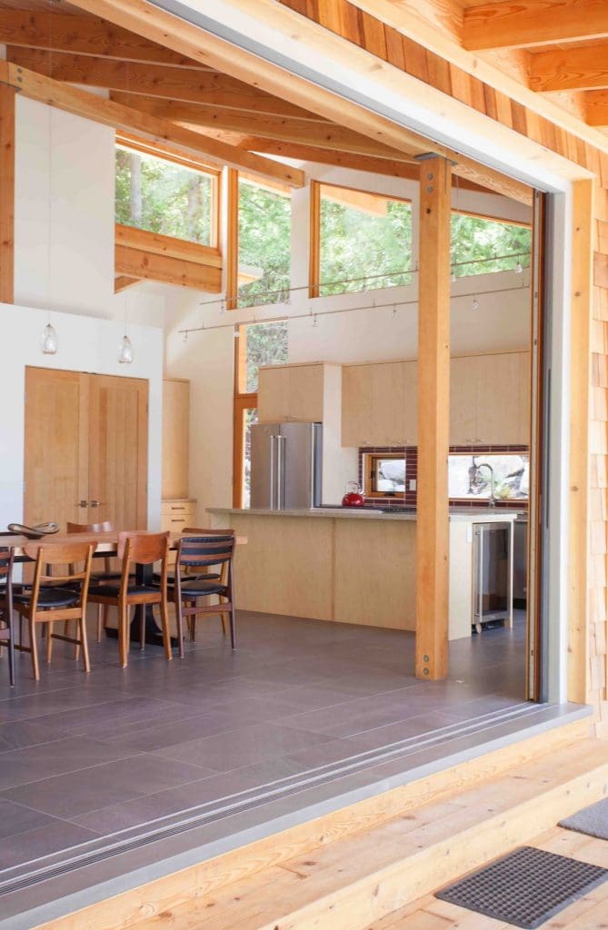 Borsio Modern Timber Frame - Artisan Custom Log Homes