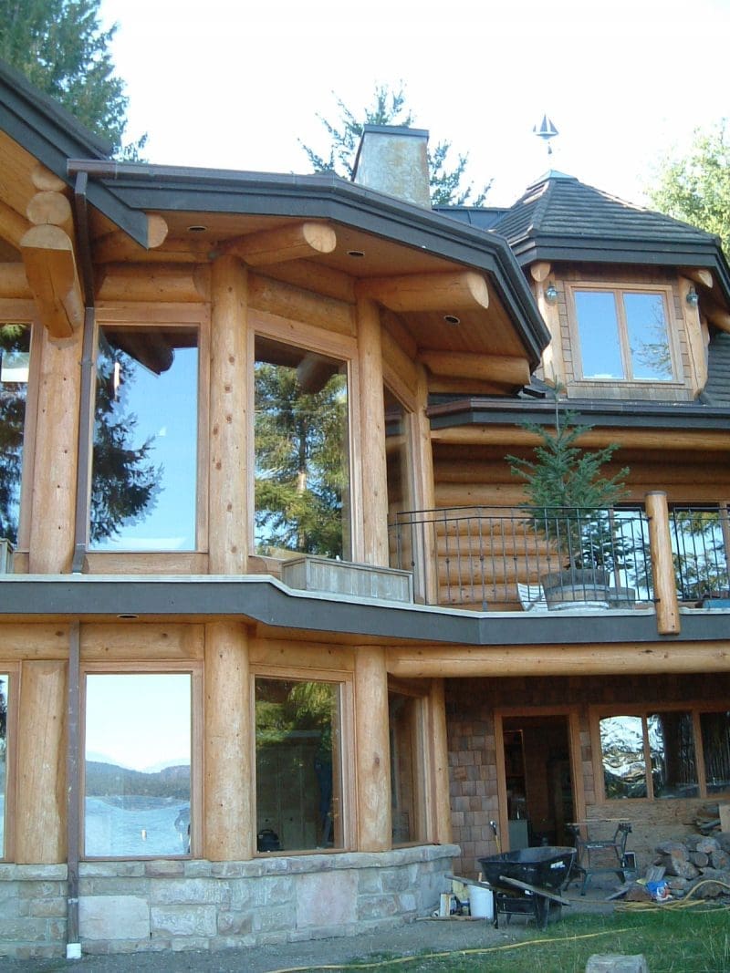 Saltspring Full Scribe Log Home - Artisan Custom Log Homes