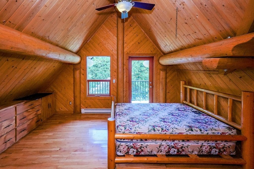 Custom Full Scribe Home with View | Artisan Custom Log Homes