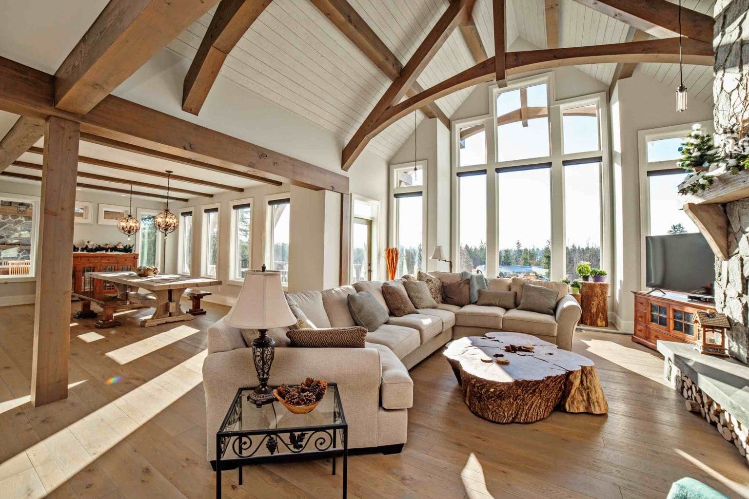 Fraser Valley Timber Frame - Artisan Custom Log Homes