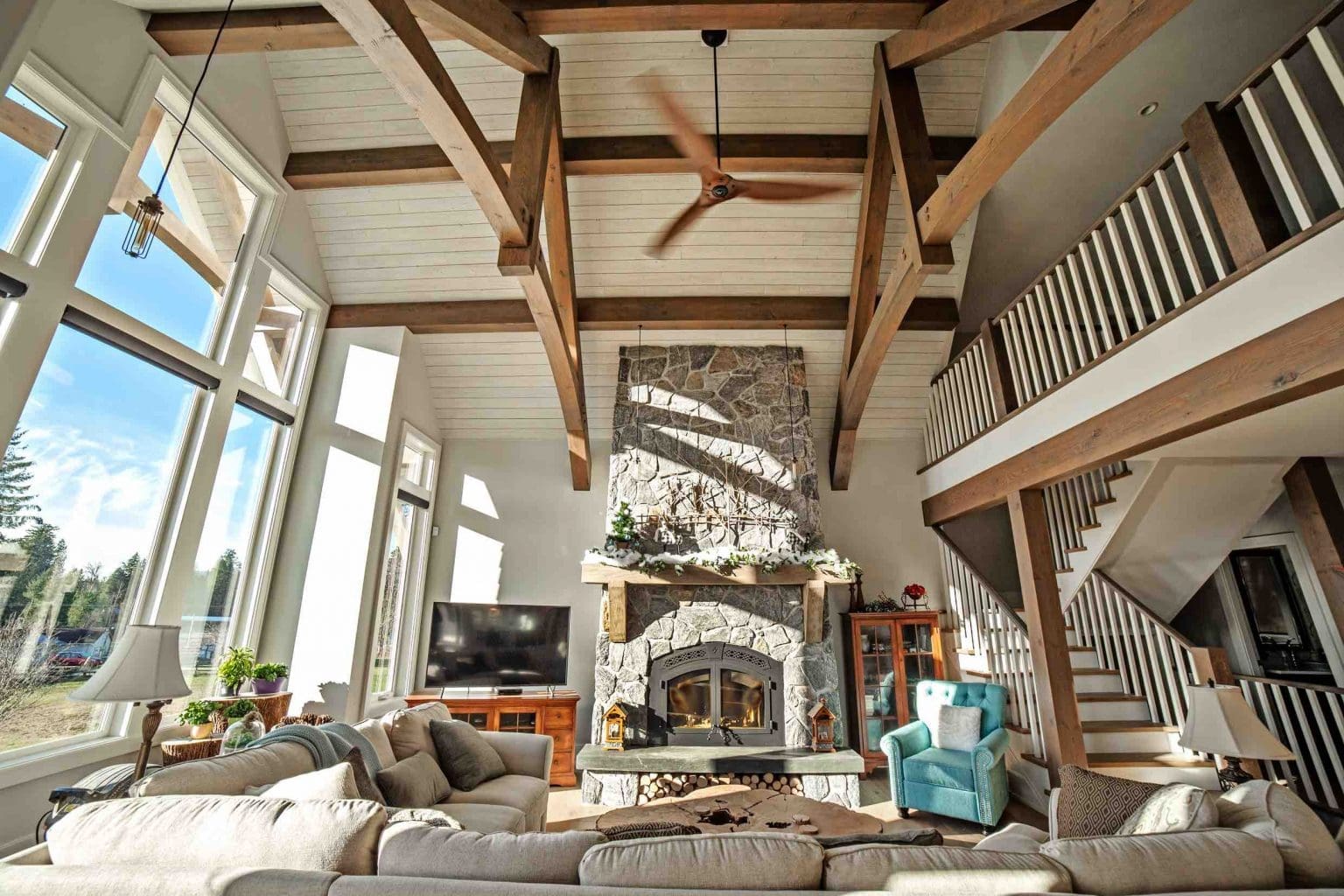 Fraser Valley Timber Frame - Artisan Custom Log Homes