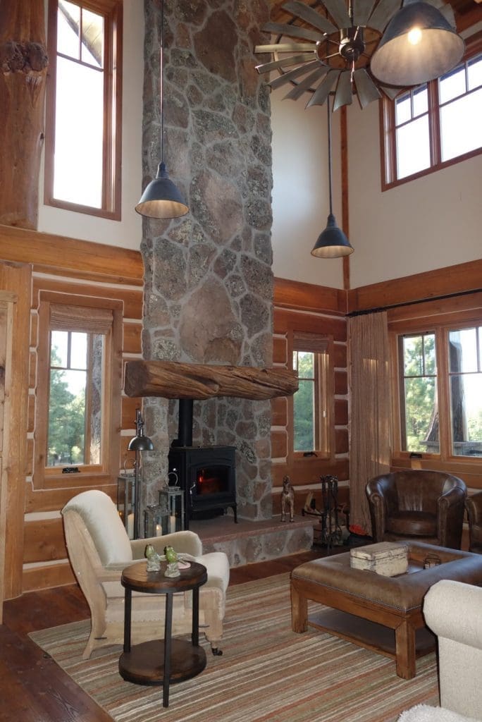 Hidden Meadows Ranch Post & Beam Log Home - Artisan Log Homes
