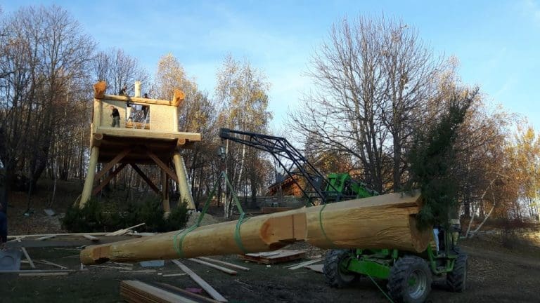 Italian Elevated Cabins - Artisan Custom Log Homes