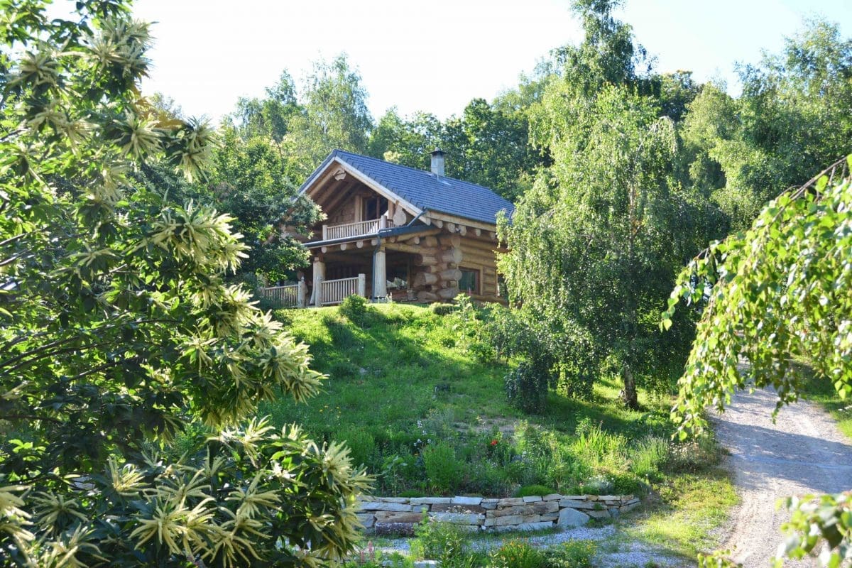 Italian Log Home - Artisan Custom Log Homes