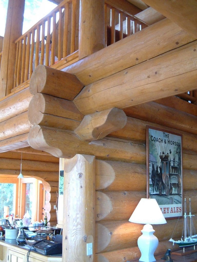 Saltspring Full Scribe Log Home - Artisan Custom Log Homes