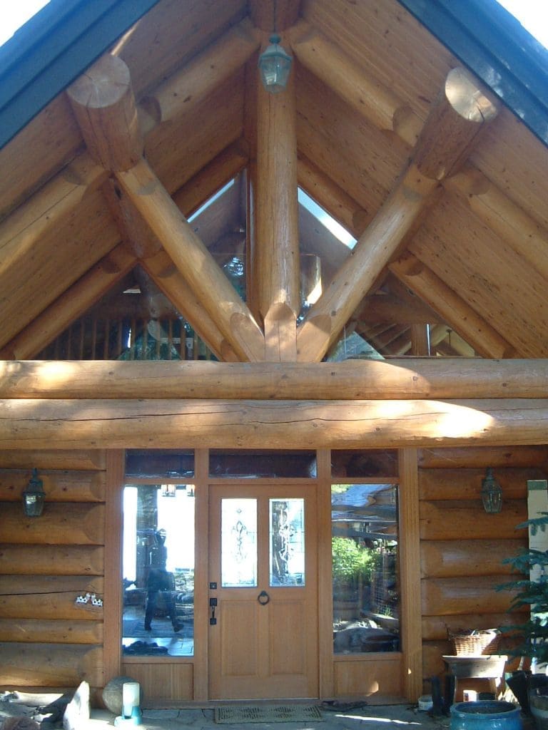 Saltspring Full Scribe Log Home - Artisan Custom Log Homes