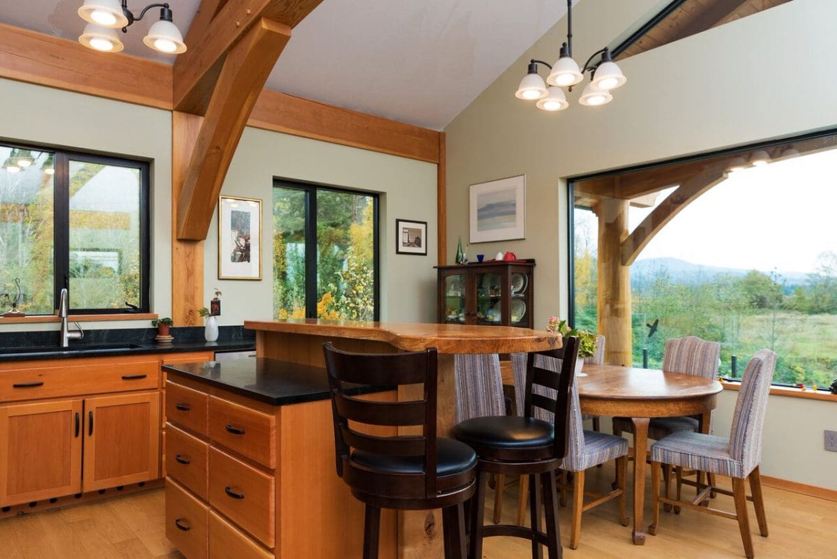 McNeil Timber Frame Home - Artisan Custom Log Homes