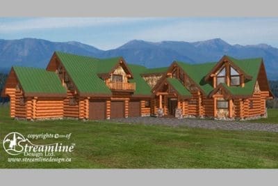 Full Scribe Log Home Plans | Artisan Custom Log Homes