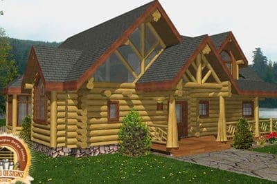 Full Scribe Log Home Plans | Artisan Custom Log Homes