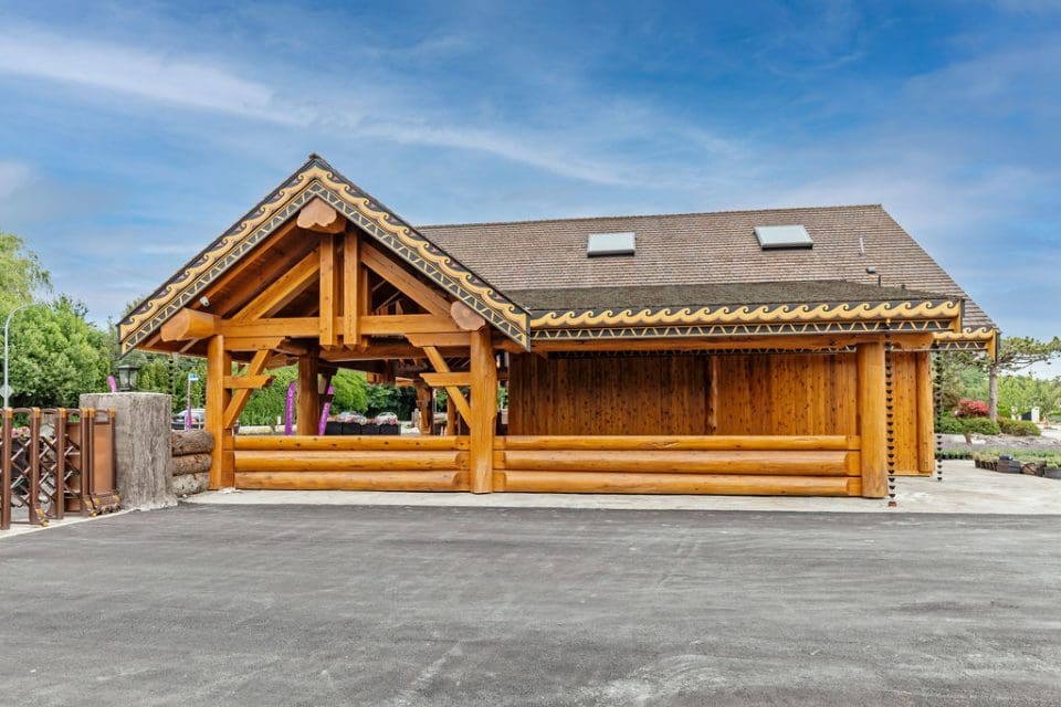 Lavender Lane Post and Beam - Handcrafted Canadian Log Home Builders