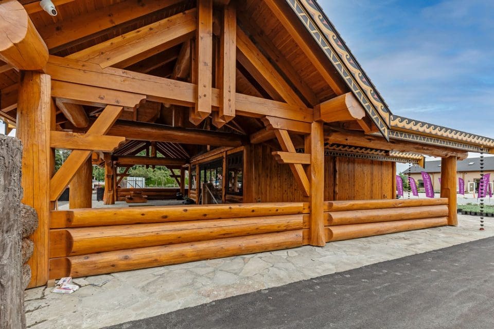 Lavender Lane Post and Beam - Handcrafted Canadian Log Home Builders
