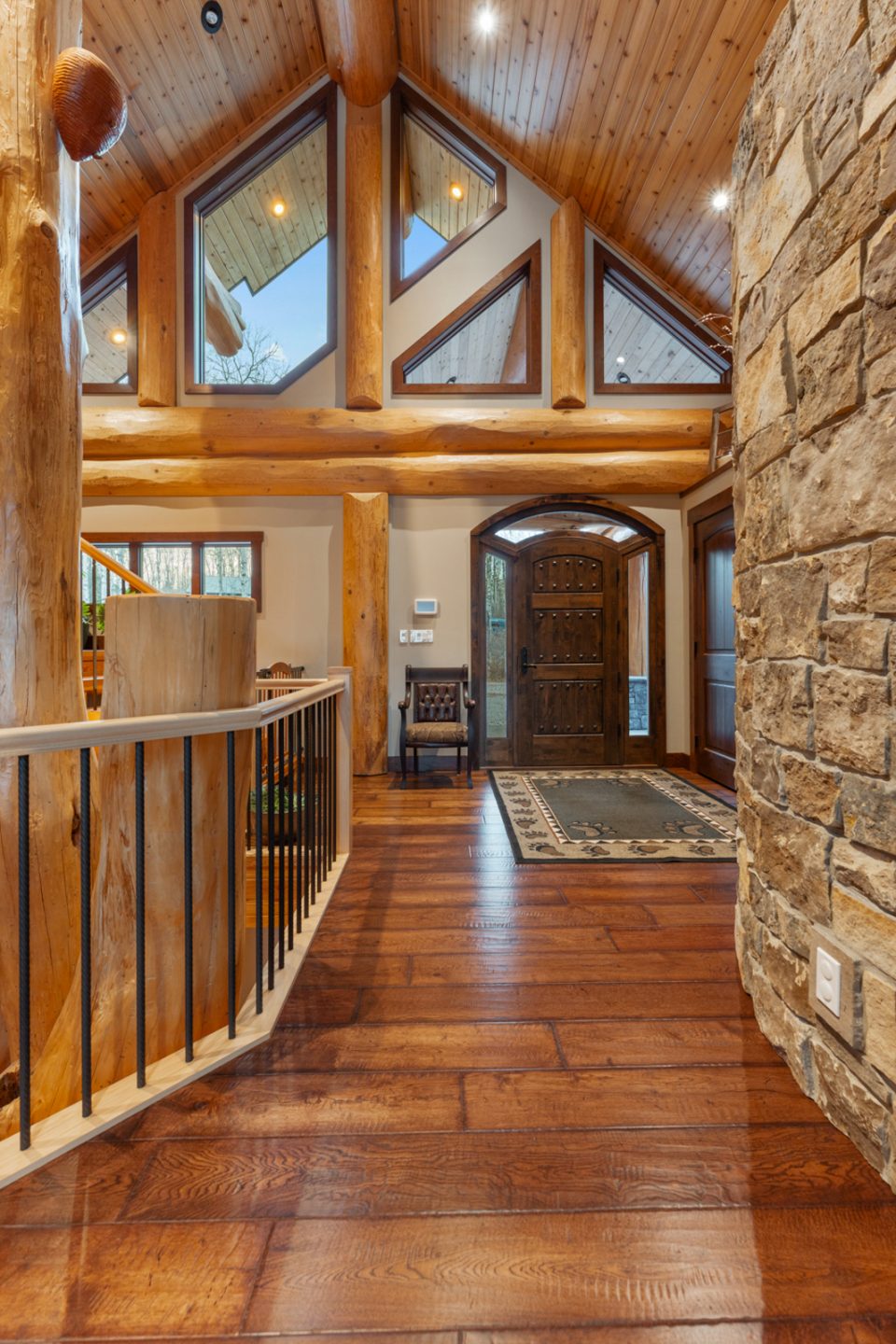 Rivard Family Post & Beam Home - Artisan Custom Log Homes
