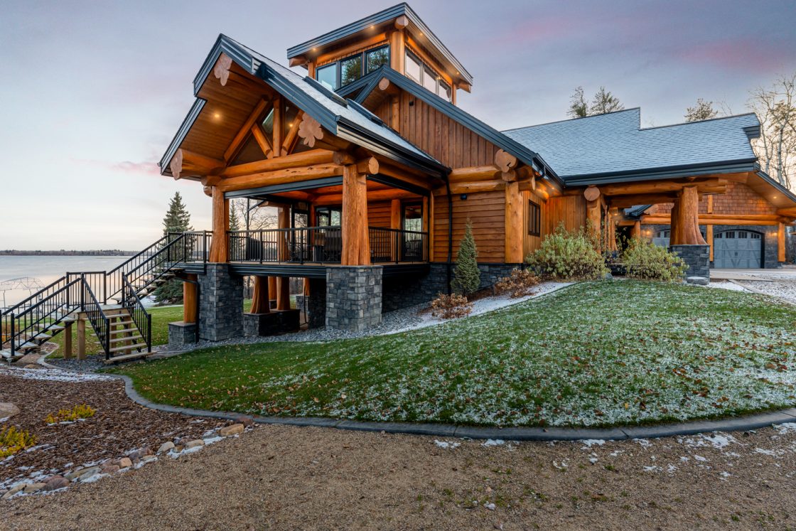 Rivard Family Post & Beam Home - Artisan Custom Log Homes